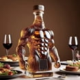 Bigfoot Shaped Whiskey Decanter, 300ml Gorilla Glass Bottle for Spirits ...