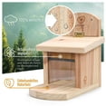 Wildlife Heart Squirrel Feeding House | Weatherproof | Solid Wood ...