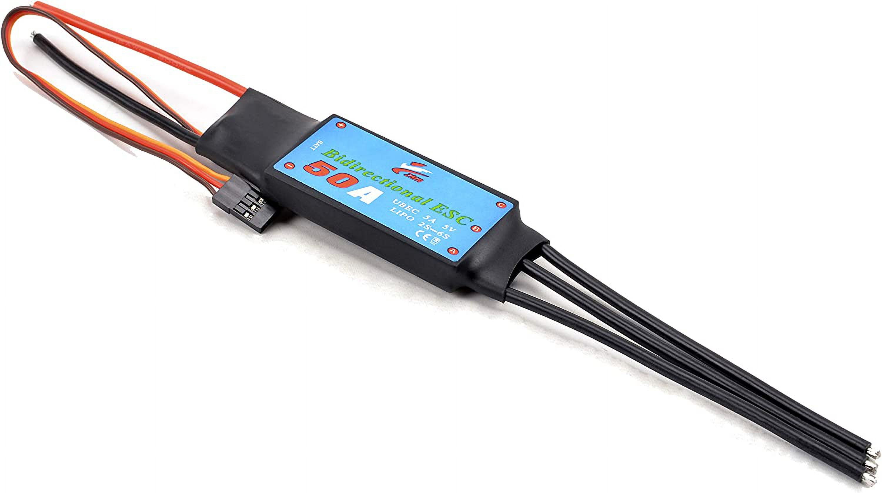 Bidirectional 50A brushless ESC, marine pneumatic underwater propeller ...