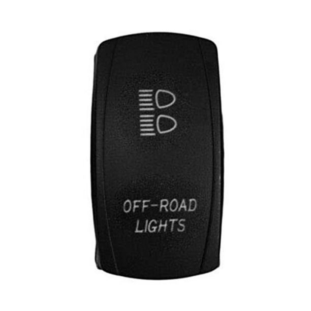 SuperATV 12V/20A Momentary Off|Road Rocker Switch for Off|Road Lights ...