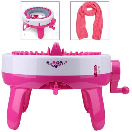 Plastic Knitting Machine, Mini DIY Hand Knitting Sewing Machine Weaving ...
