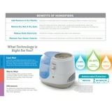 Holmes Cool Mist Humidifier for Small Rooms, White - Walmart.com