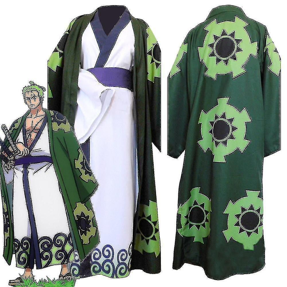 Click here for Art Anime Roronoa Zoro Costume Wano Kuni Kimono Ro... prices