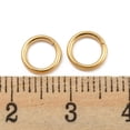 304 Stainless Steel Soldered Closed Jump Rings Round Golden 18 Gauge ...