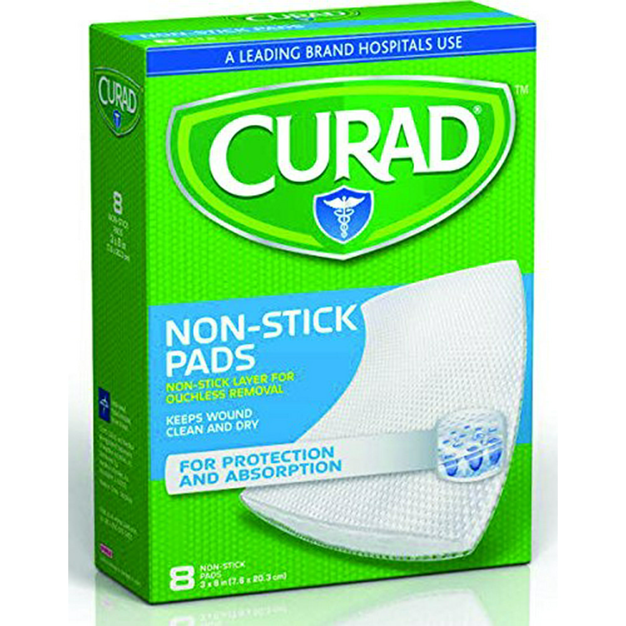 Click here for Medline Curad Large Non-Stick Pads 3 Inches X 8 In... prices