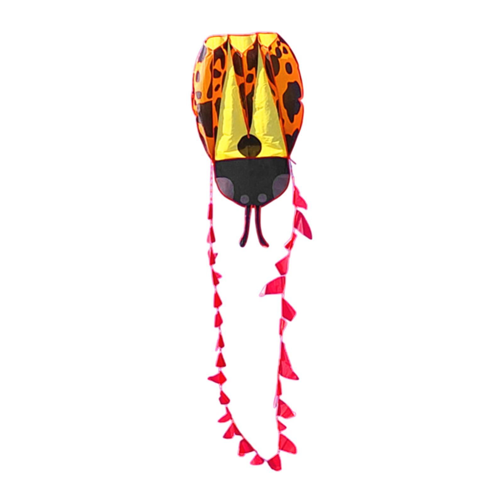Ladybug parafoil cometa Sport Kite con juguete volador de la línea y la ...