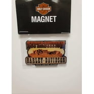 Harley-Davidson Custom Shaped Bar & Shield Eagle Tin Magnet, 2.7 x 3.5 ...