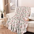 47 Inch Round Flannel Blanket for Adults & Kids, Soft, Cozy ...