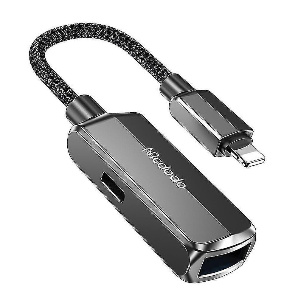 MCDODO CA-269 2 in 1 Lightning OTG Converter Lightning to USB-A ...
