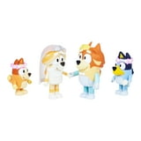 Bluey Wedding Time Toys: 4-Pk Figures- Uncle Rad, Frisky, Bluey & Bingo ...