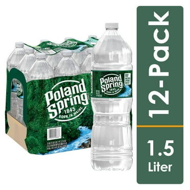 Poland Spring Origin, 100% Natural Spring Water, 900mL, 12 Pack ...
