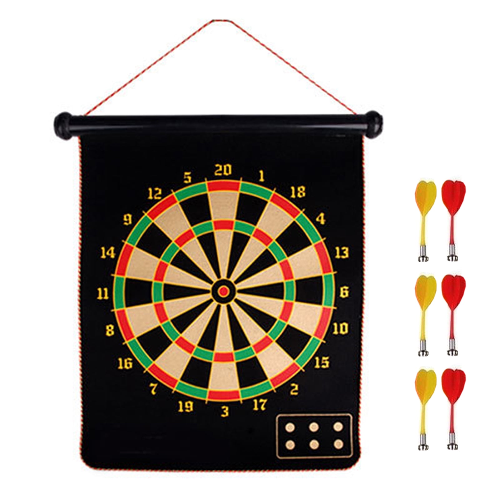 Click here for Zootealy Double Sided Magnetic Dartboard Dart Boar... prices