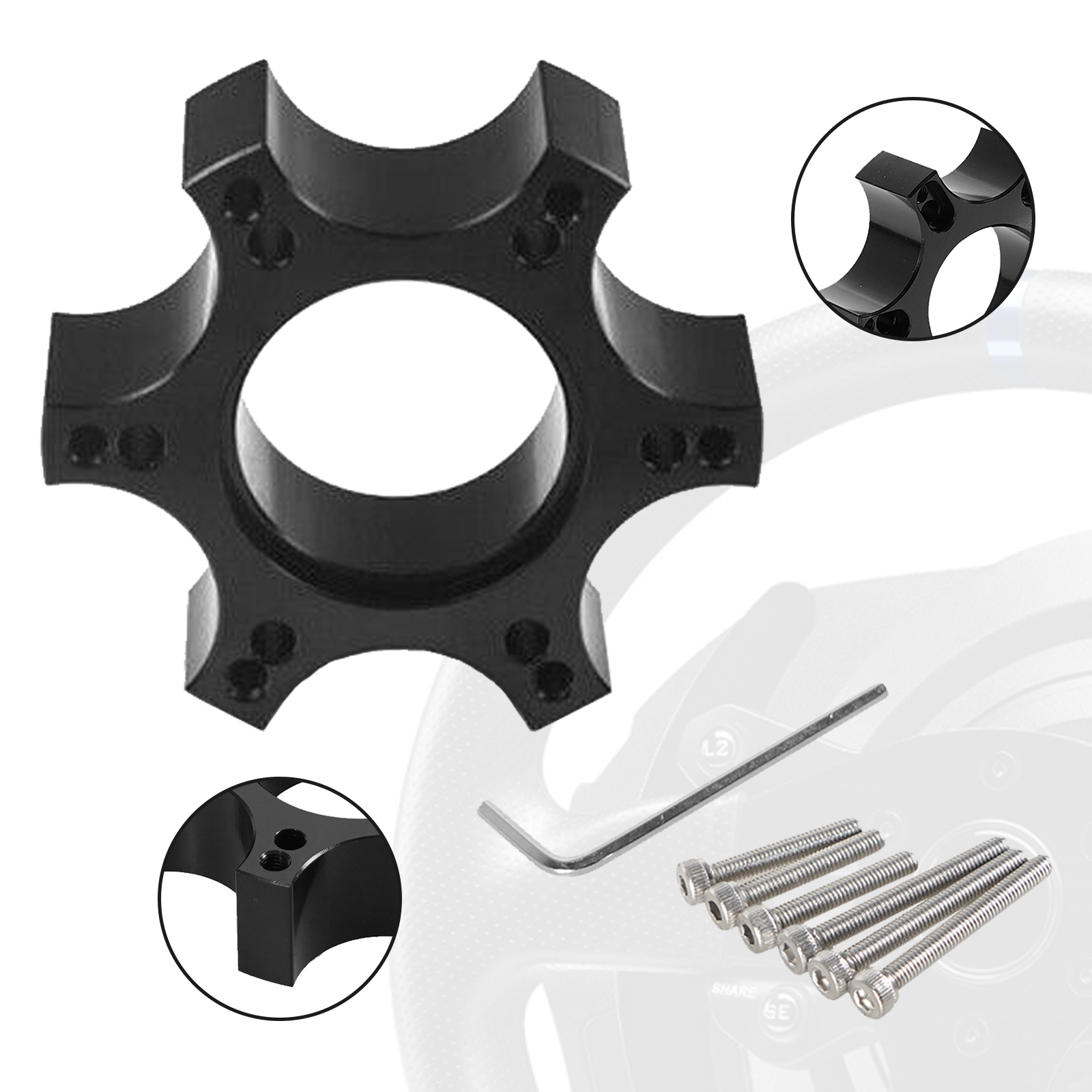 Buy Motor Genic 70mm Steering Wheel Adapter Plate For Thrustmaster buy-motor-genic-70mm-steering-wheel-adapter-plate-for-thrustmaster