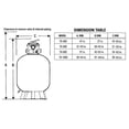 Pentair EC-145240 Tagelus TA100D 30 Inch Inground Pool Sand Filter With ...