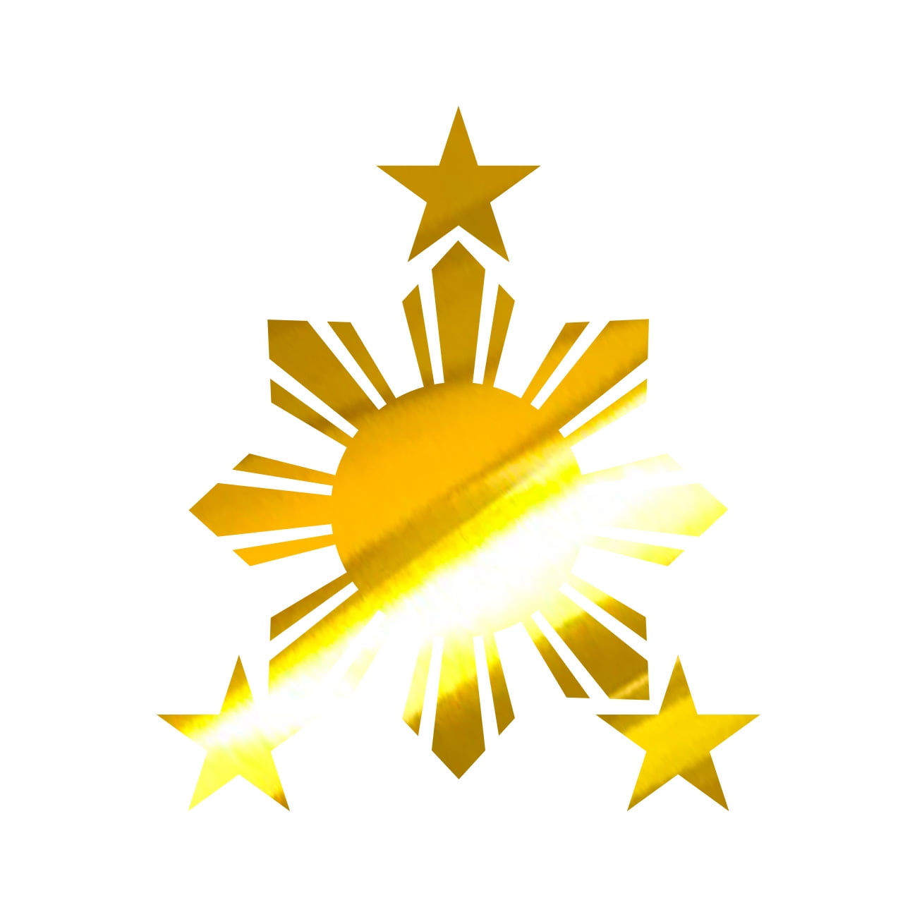 Philippines Sun Sticker Decal Die Cut - Self Adhesive Vinyl ...