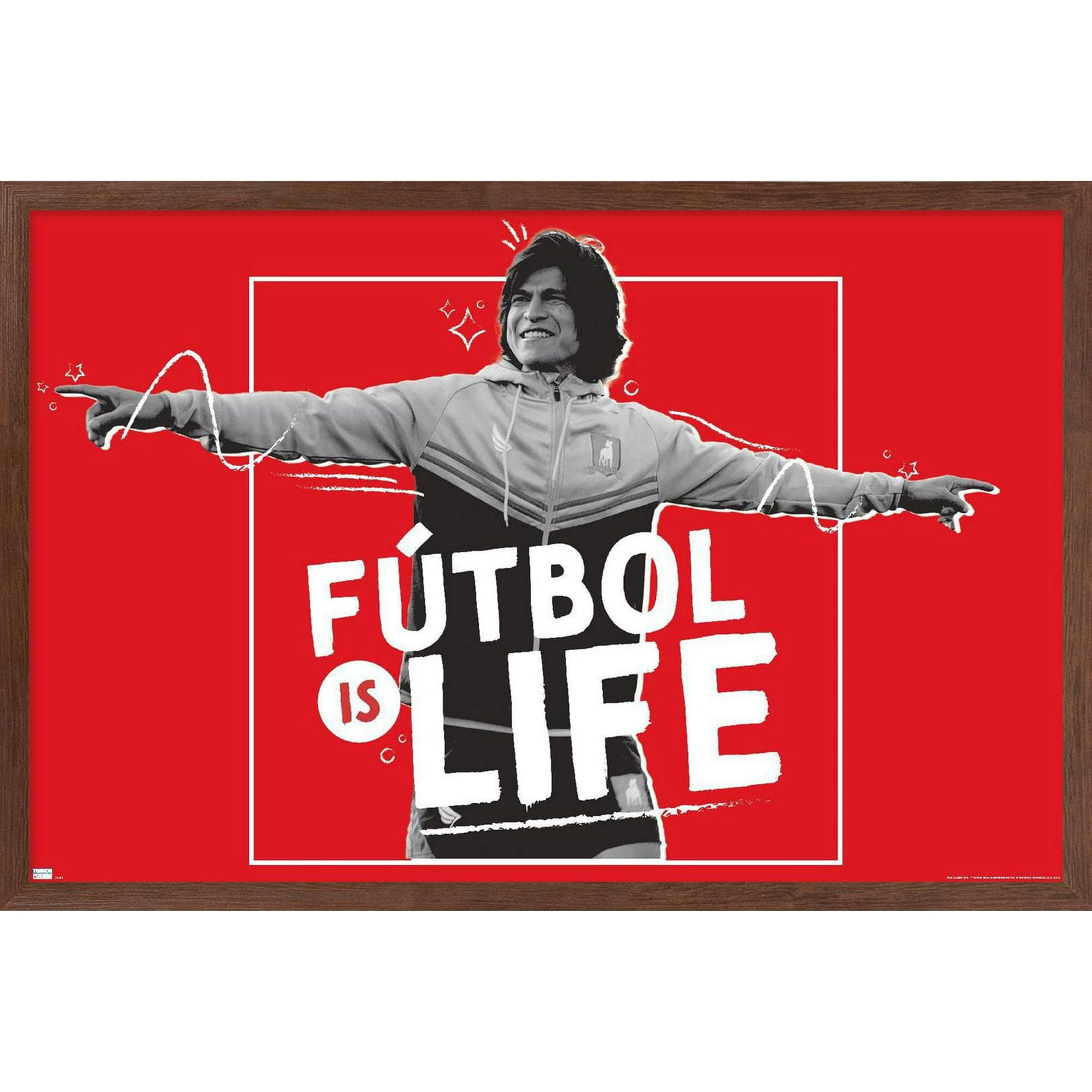 Click here for Trends International Ted Lasso - Futbol Is Life Wa... prices