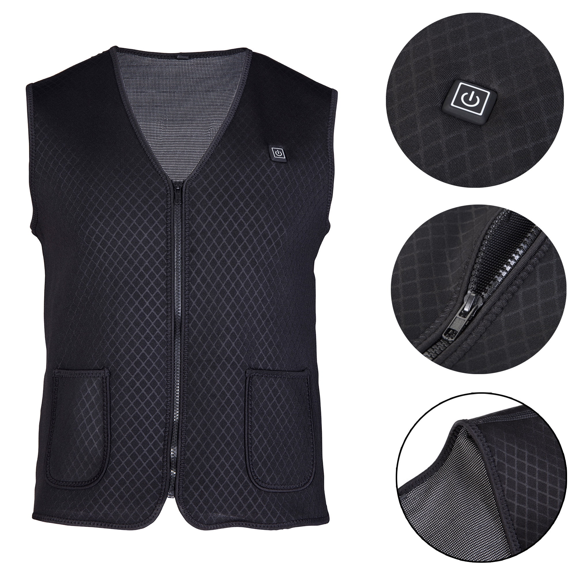 SAYFUT Men and Women USB Heated Vest, Electric Heated Jacket Clothes ...