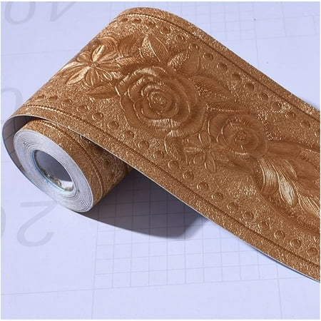 Wallpaper Border Roll Wallpapers Removable Dimensional Floral Wallpaper ...
