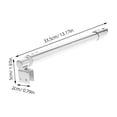 BESTYASH Rust Resistant Stainless Steel Shower Glass Support Bar for ...