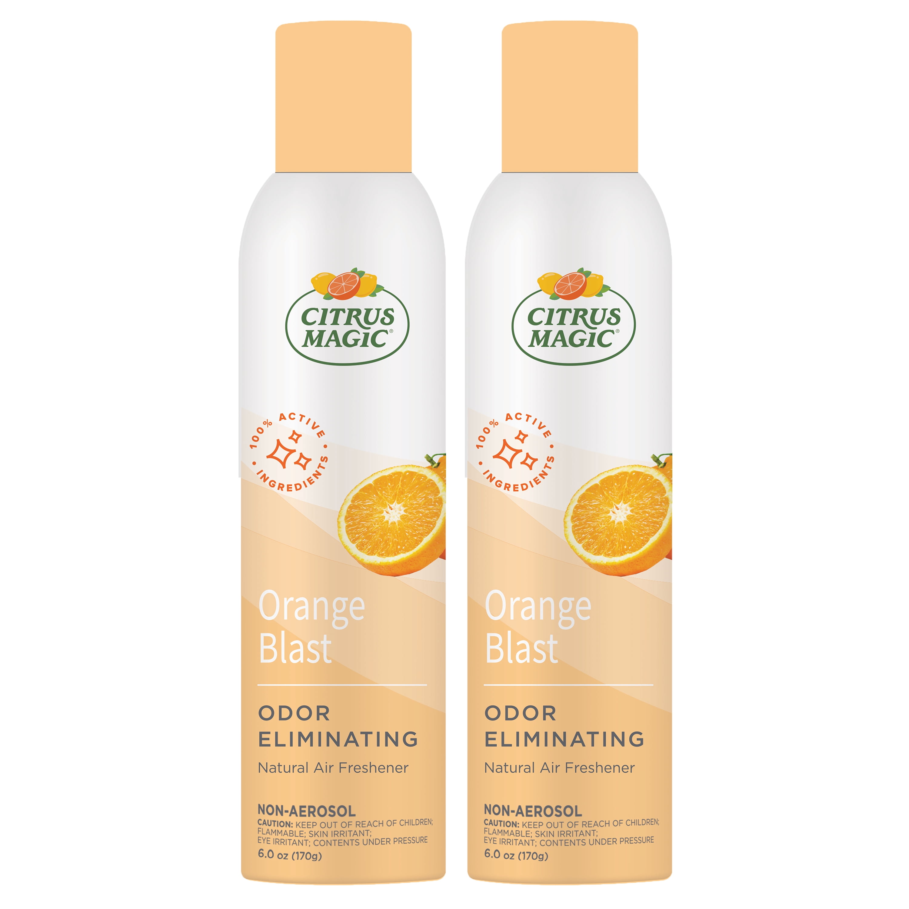 Citrus Magic Natural Odor Eliminating Air Freshener Spray, Orange Blast ...