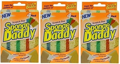 Scrub Daddy - Sponge Daddy Dual-Sided Sponge and Scrubber - Scratch ...