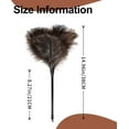 2026 Household Hot Pick Mini Plastic Handle Ostrich Feather Duster ...