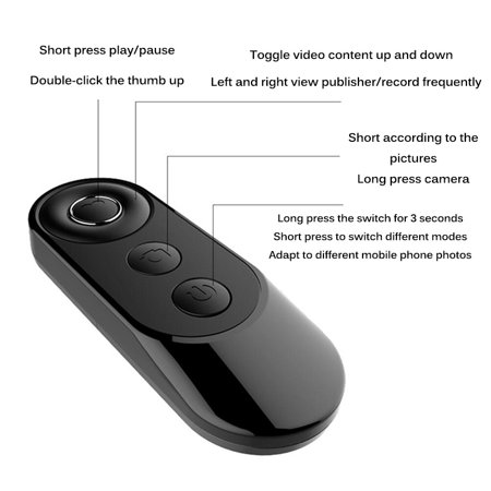 Wireless Bluetooth Camera Shutter Remote Bluetooth Camera Shutter ...