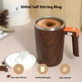 Leyfeng Mixing Cup, 300Ml Self Stirring Mug Magnetic Coffee Mixing Cup ...