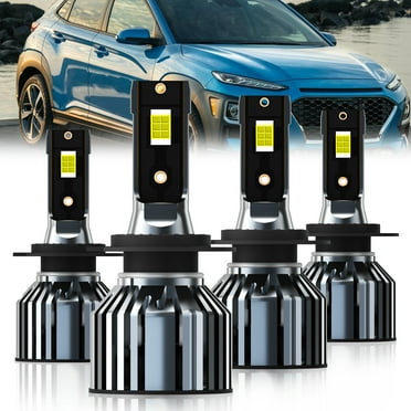 Alla Lighting 16000Lms CANBus HB5 9007 LED Headlights Bulbs, 6500K Xenon White, Xtreme Super ...