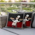 Chef Outdoor Waterproof Throw Pillow Covers 20x20 Set of 2, Cartoon ...