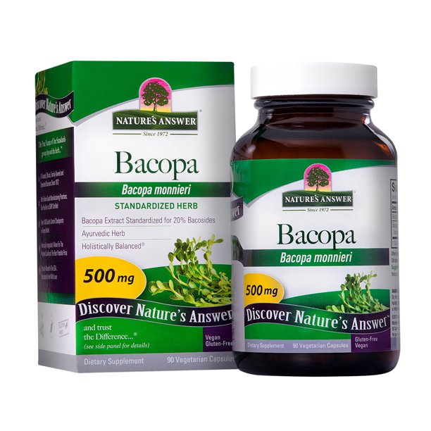 Nature's Answer Bacopa STD, Cápsulas Vegetales, 90 Unidades | Walmart ...