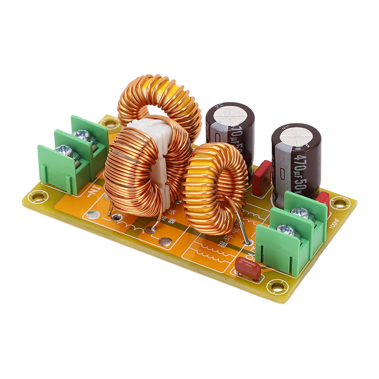 Filtro de audio para automóvil DCLCFCC, filtro LC 4A DC Filtro AEMIDCLC ...