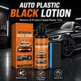 100ml Auto Plastic Trim Restorer – Kit with Applicator Sponge, Interior ...
