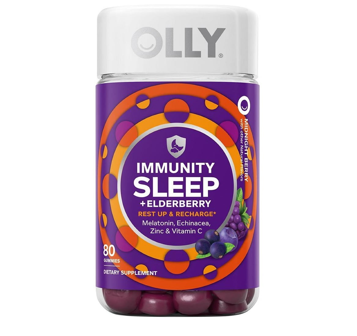 Olly Immunity Sleep Gummy with Melatonin, 80 ct. - Walmart.com
