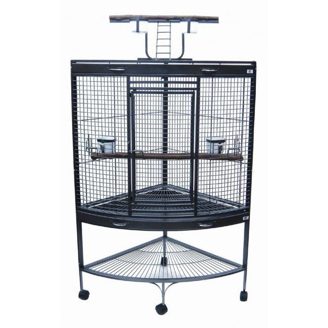 YML WI37C-AC Corner Wrought Iron Cage - Walmart.com