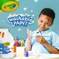 Washable Paint, White, 1 Gal Bottle | Bundle of 10 - Walmart.com
