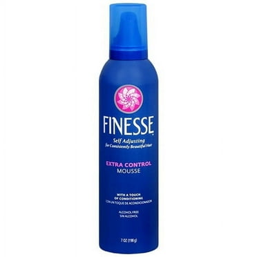 Finesse Shape + Strengthen Extra Control Mousse, Smooth Sheen, 7 oz ...