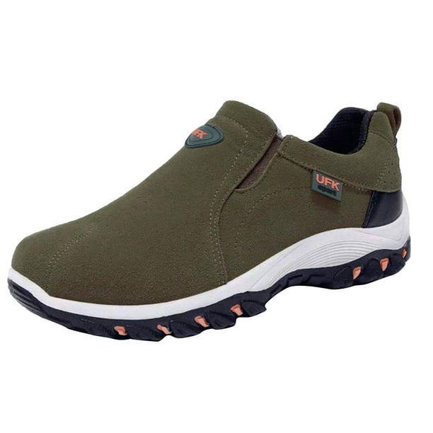 SuoKom Air Cushion Steel Toe Shoes for Men Wide Width Lightweight ...