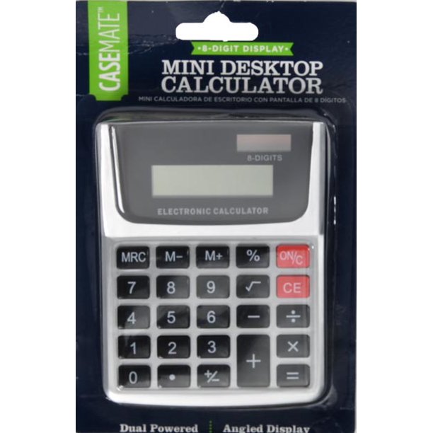 Pen + Gear 12 Digit Mini Desktop Calculator - Walmart.com - Walmart.com
