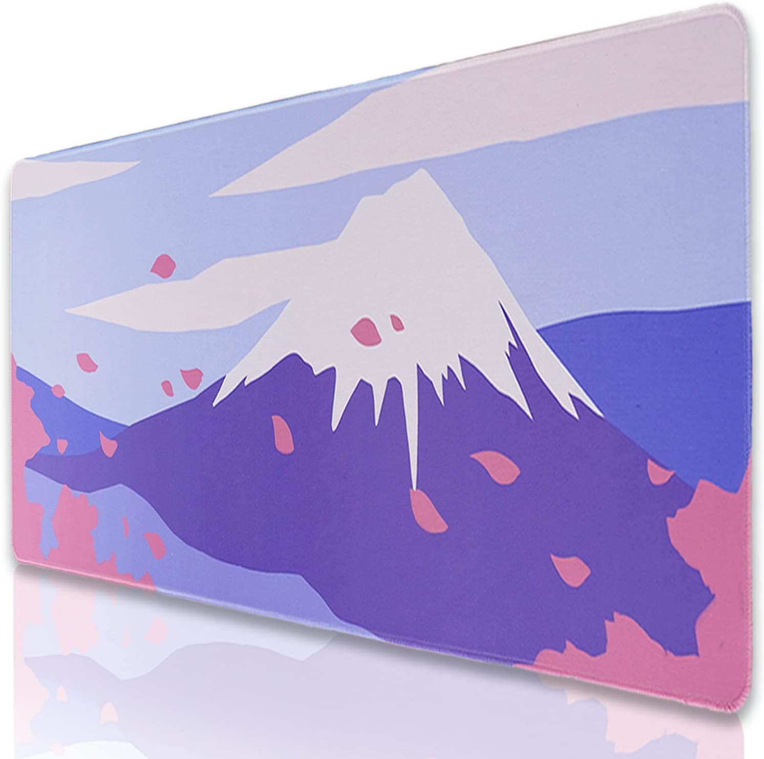 Large Gaming Mouse Pad with Seam Edge, Anti-Slip Extended Mouse Pad ...