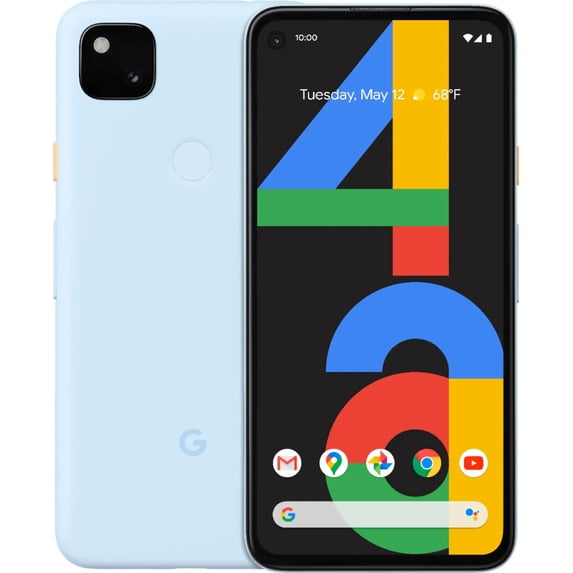 Restored Google Pixel 4a, 128GB, Barely Blue - Unlocked (Refurbished ...