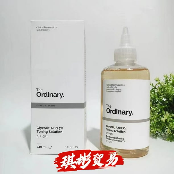 TheOrdinary Fruit Acid Toner 7% Ácido Glicólico Loción Ácido Glicólico ...