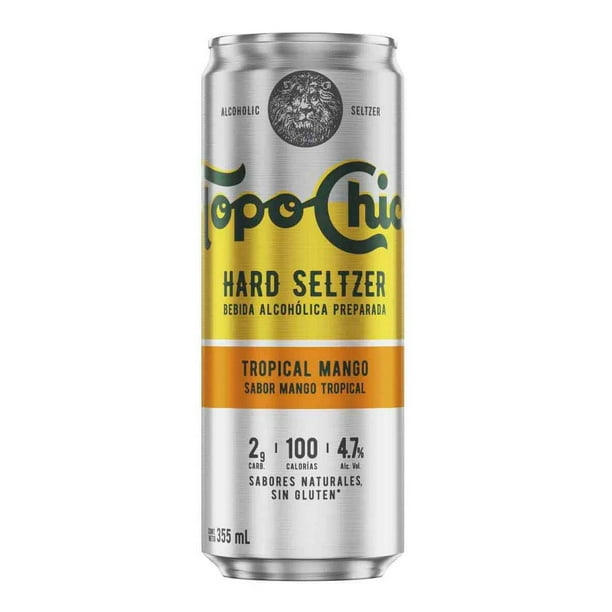 Hard Seltzer Topo Chico Tropical Mango 355 ml Topo Chico Tropical Mango ...