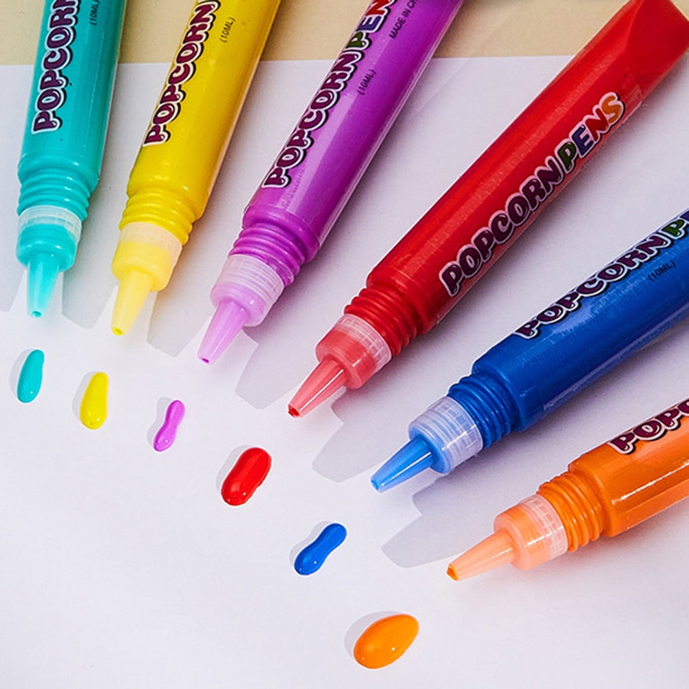 DIY Bubble Pens 3D Art Pen no tóxico 6 piezas con efecto de expansión ...