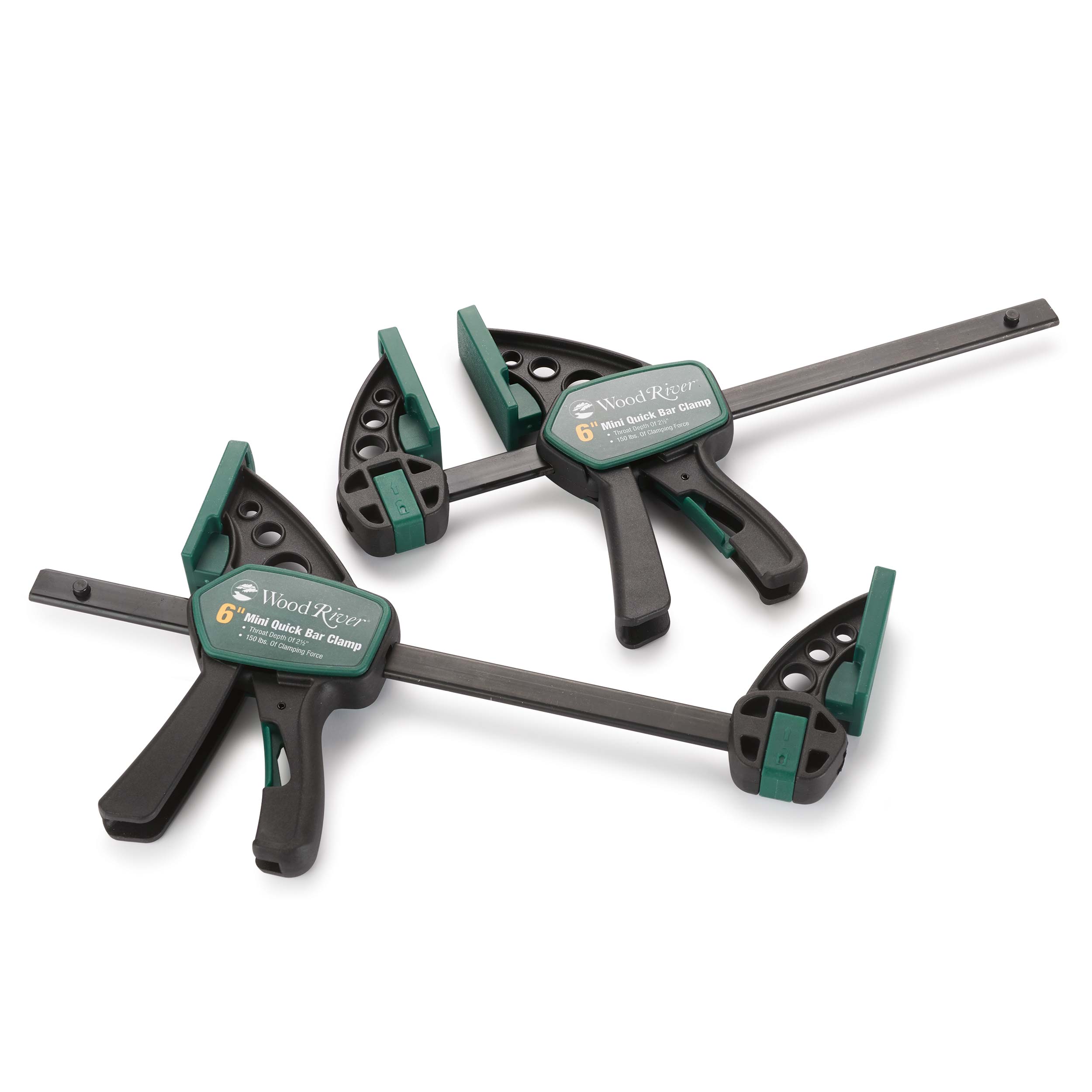 WoodRiver Mini Quick Bar Clamp – 6” – 2 Pack - Walmart.com - Walmart.com