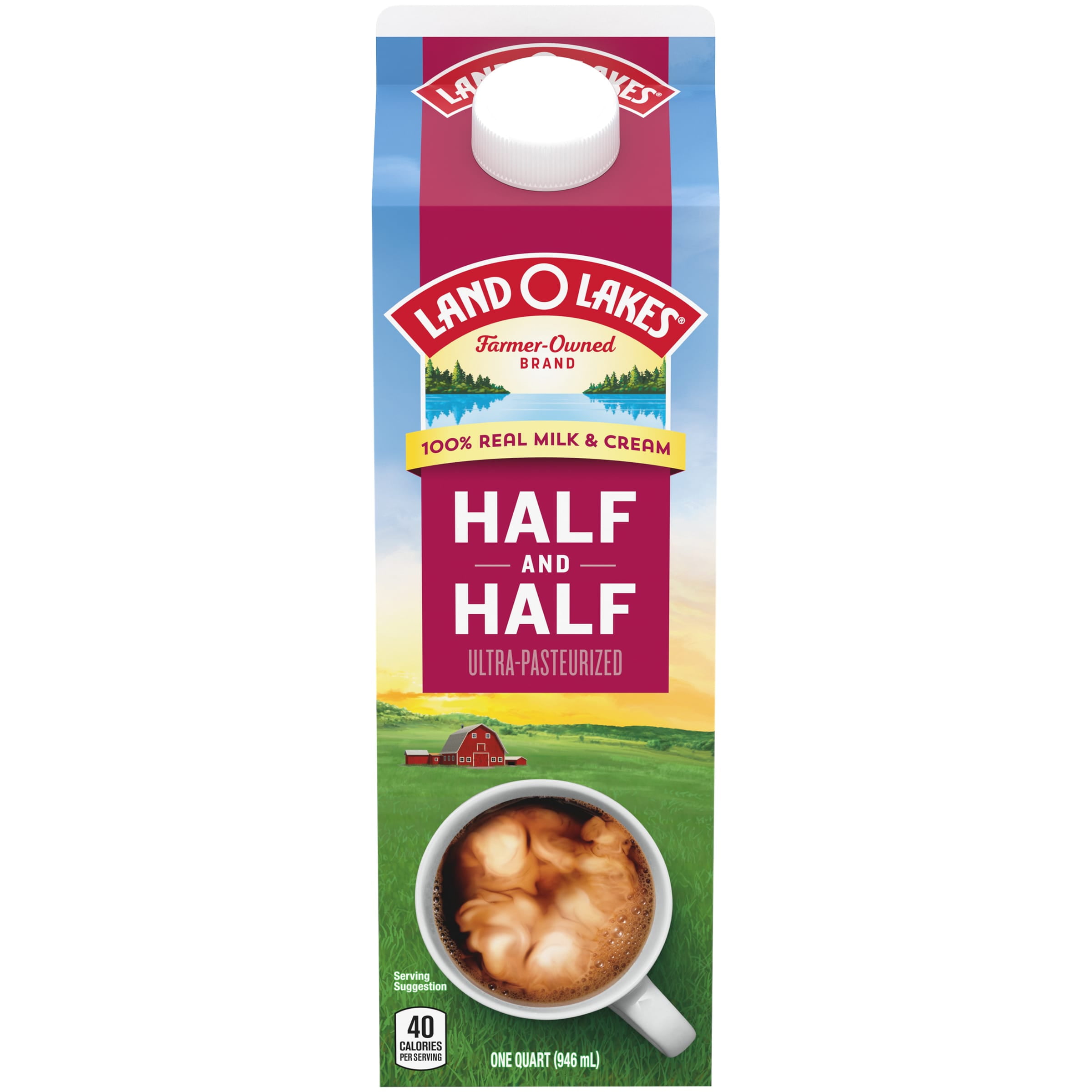 Land O Lakes Traditional Half Half 1 Quart Walmart Walmart