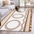 Bohemian Geometric Washable Rug 4x6 Area Rug for Living Room Bedroom ...