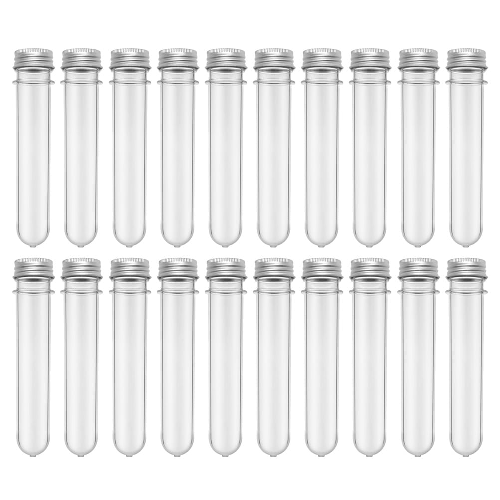 Click here for Kakowely 20pcs 40ml Clear Plastic Test Tubes Pet C... prices
