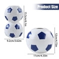 Ceramic Soccer Sports Themed Vase, Decorative Pen Holder for Desk ...