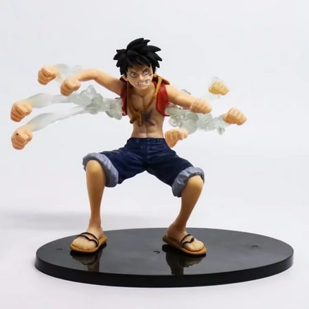 YDJKET Anime doll monkey. Luffy straw hat child rubber fruit ability ...